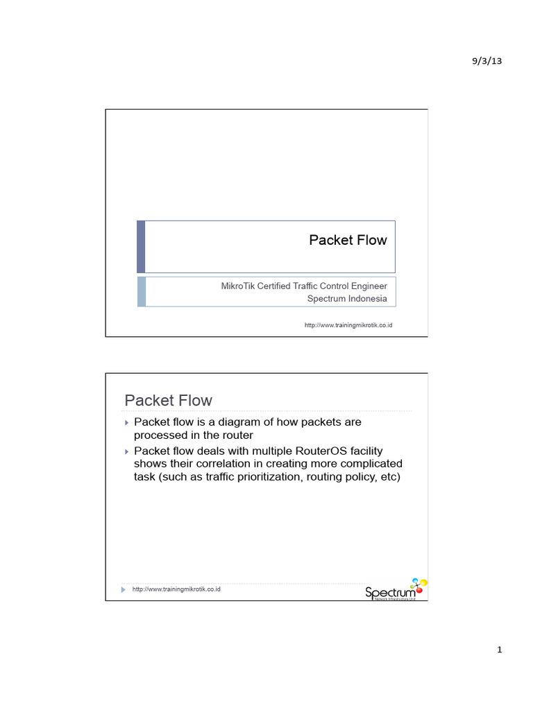 MikroTik Packet Flow Explained | PDF | Router (Computing) | Internet ...