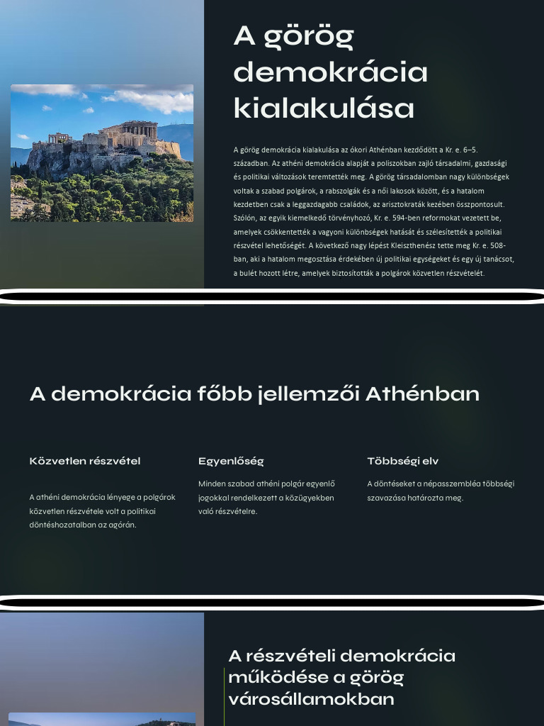 A Gorog Demokracia Kialakulasa | PDF