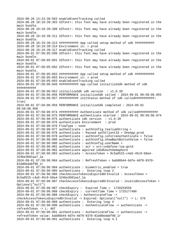 Id SDK Logs | PDF | Information Technology Management | Cyberwarfare