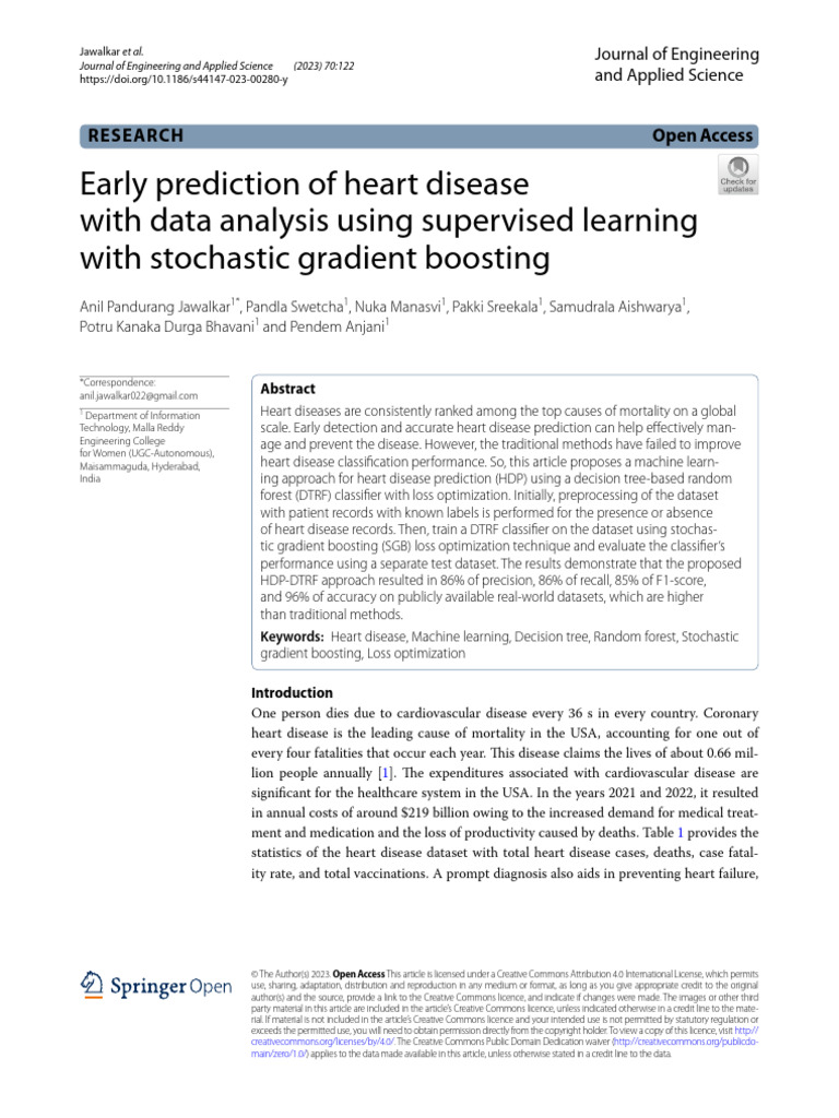 Predctive Model For Cardiovascular Disease by Using Ai ML | PDF | Machine Learning | Statistical ...