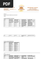 Edited-Gce External Invigilation Time-Table 2025 | PDF | Science