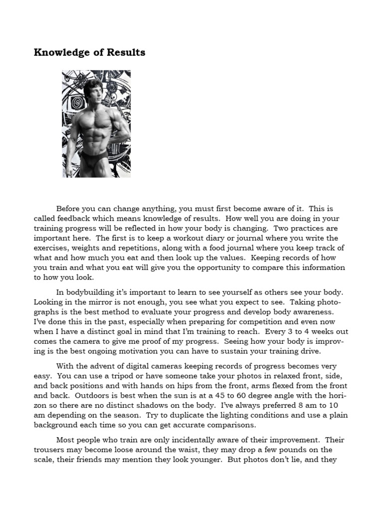 Blog 37 Knowledge of Results | PDF | Motivation | Motivational