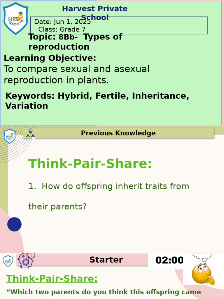 Compare Sexual and Asexual Reproduction | PDF | Reproduction | Sexual ...
