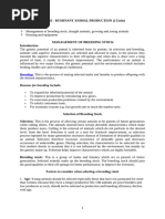 Mating Systems in Animal Breeding | PDF | Inbreeding | Breeding