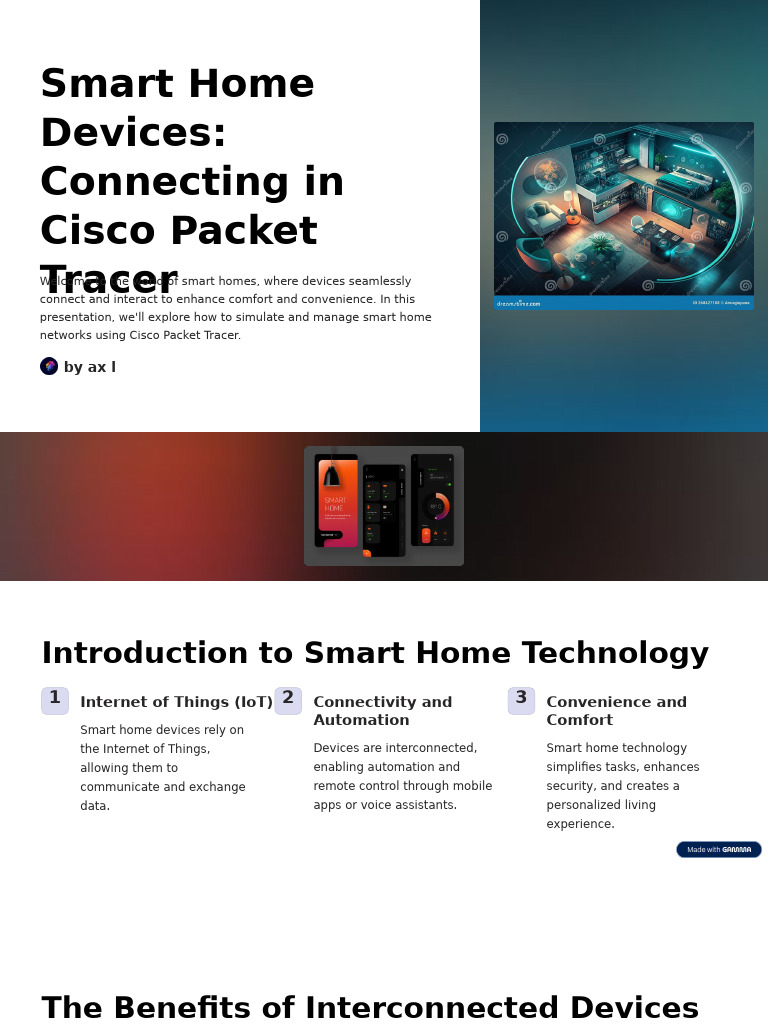 Smart Home Devices Connecting in Cisco Packet Tracer | PDF | Computer ...