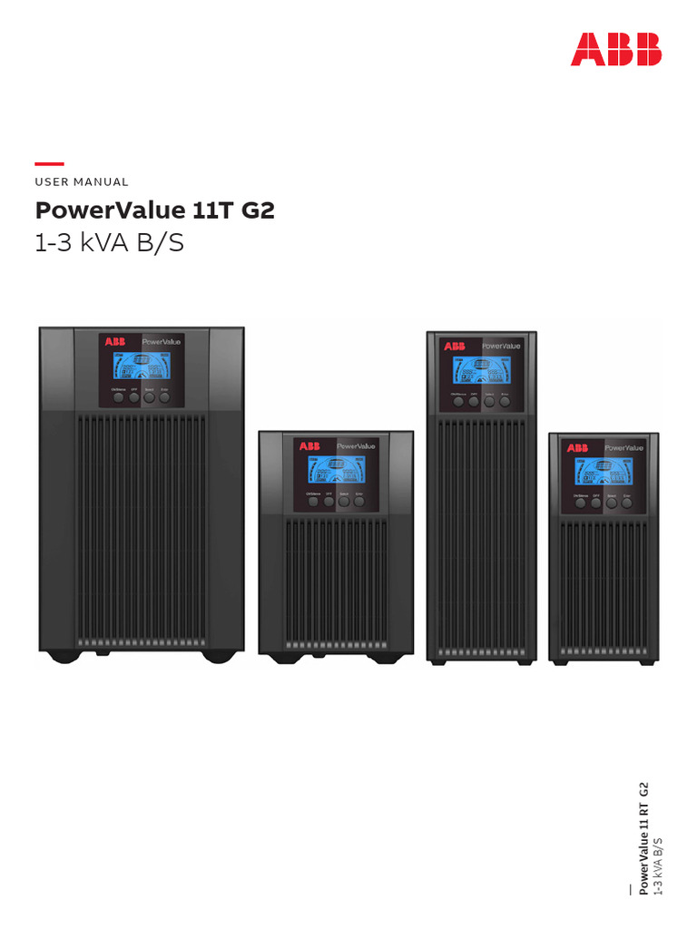 PowerValue 11 RT G2 User Manual | PDF | Power Supply | Mains Electricity