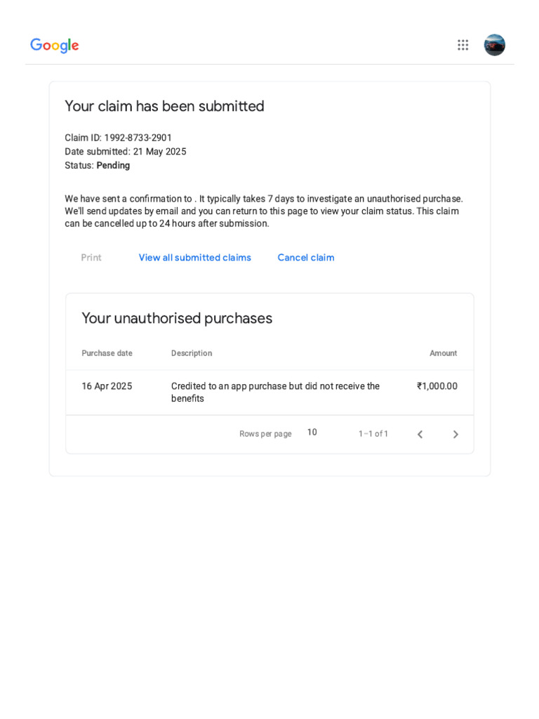 Unauthorised Transactions | PDF