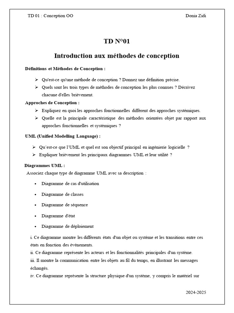 Introduction à la Conception OO et UML | PDF | Programmation orientée ...