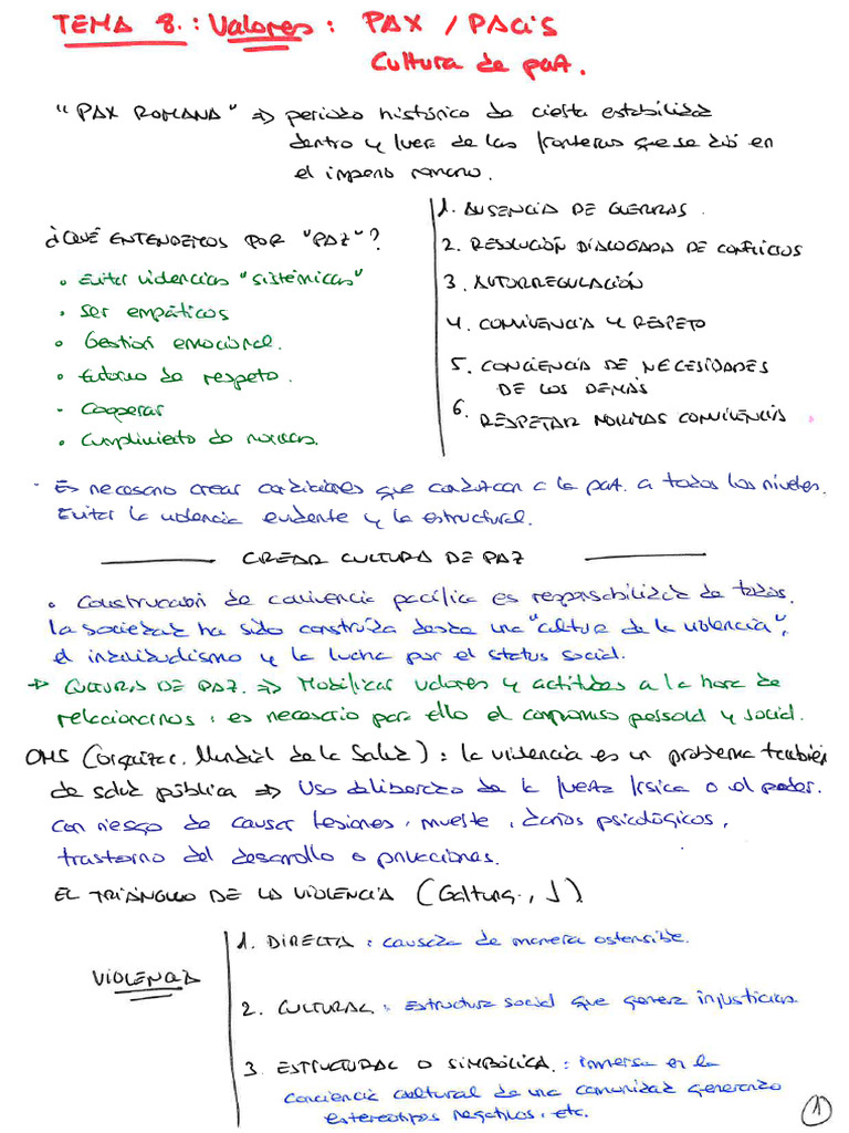 Esquema.tema.8.Valores (1) | PDF