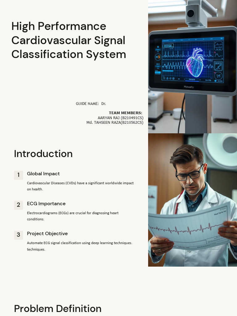 High Performance Cardiovascular Signal Classification System | PDF ...