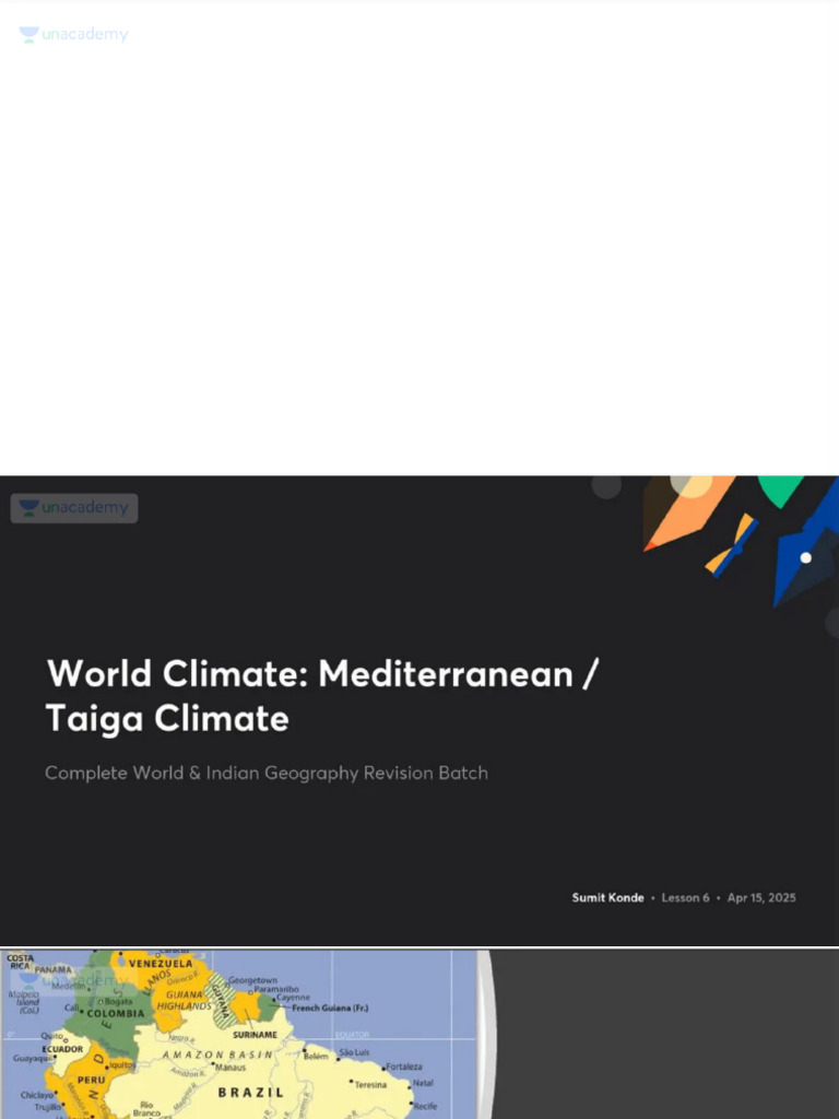 World Climate Mediterranean Taiga Climate With Anno | PDF