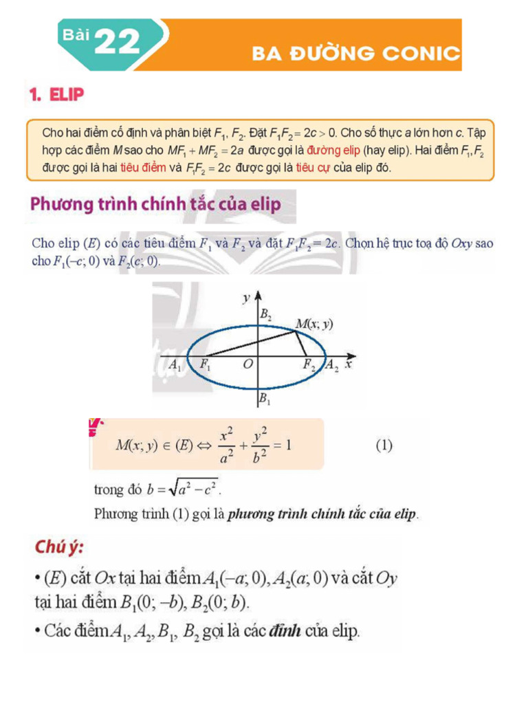 Bài Ba Đư NG Conic | PDF