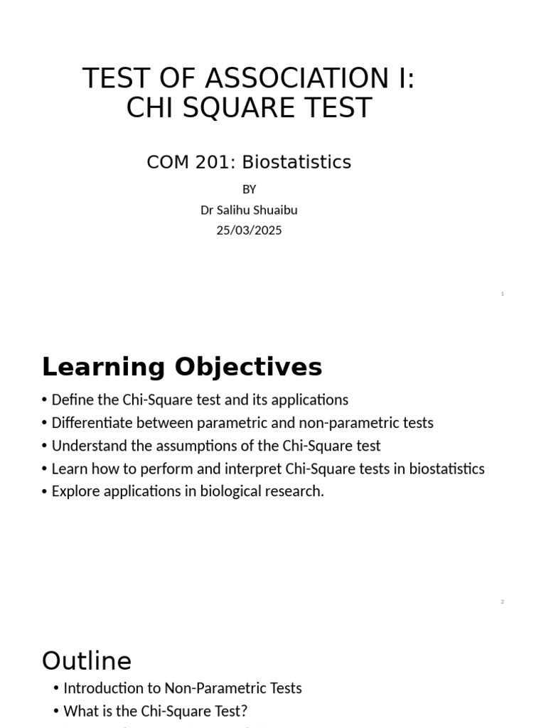 Com 201 Chi Square Test Ug2 Rad | PDF | Chi Squared Test ...