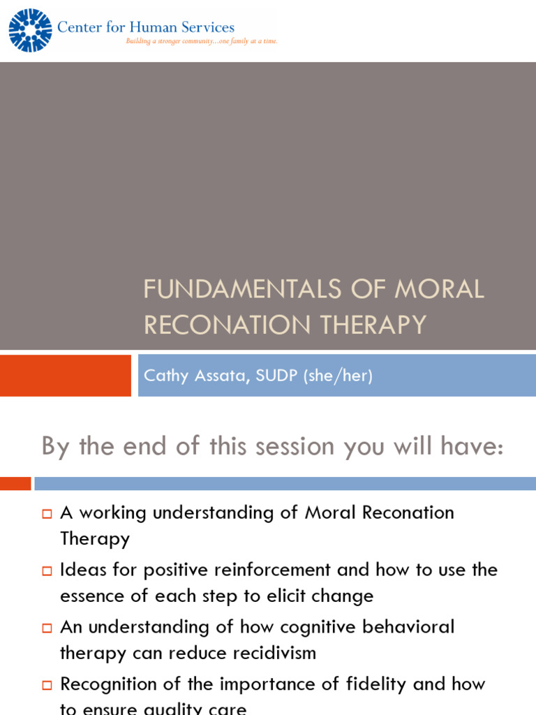 10 28-22-315fundamentals of Moral Reconation Therapy | PDF | Cognitive ...