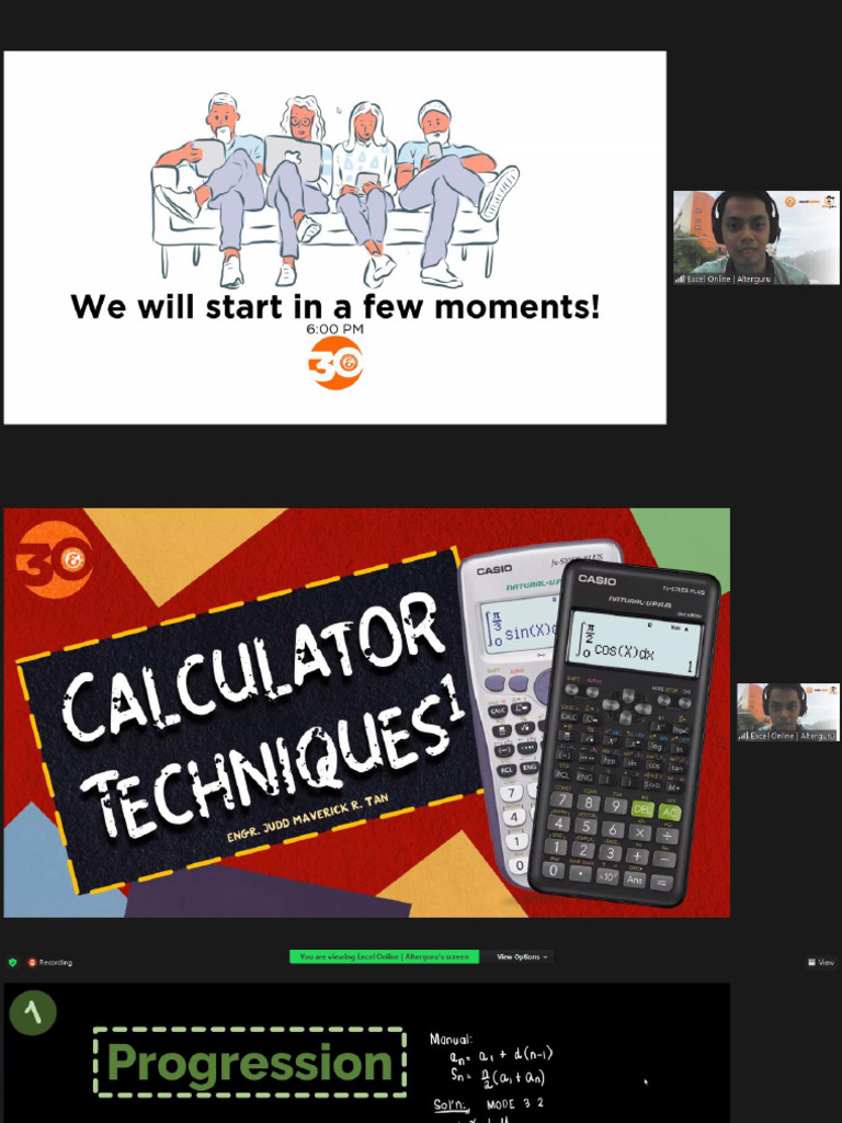 Calculator Technique Part 1 | PDF