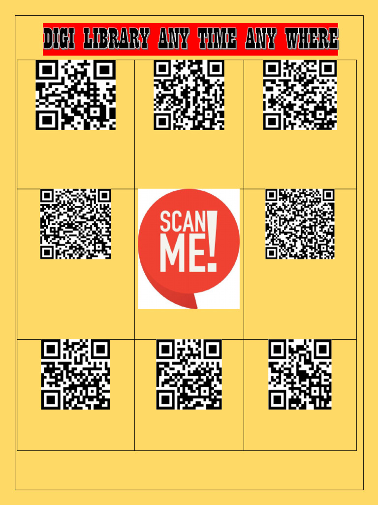 E Resources QR Codes Cbsa | PDF