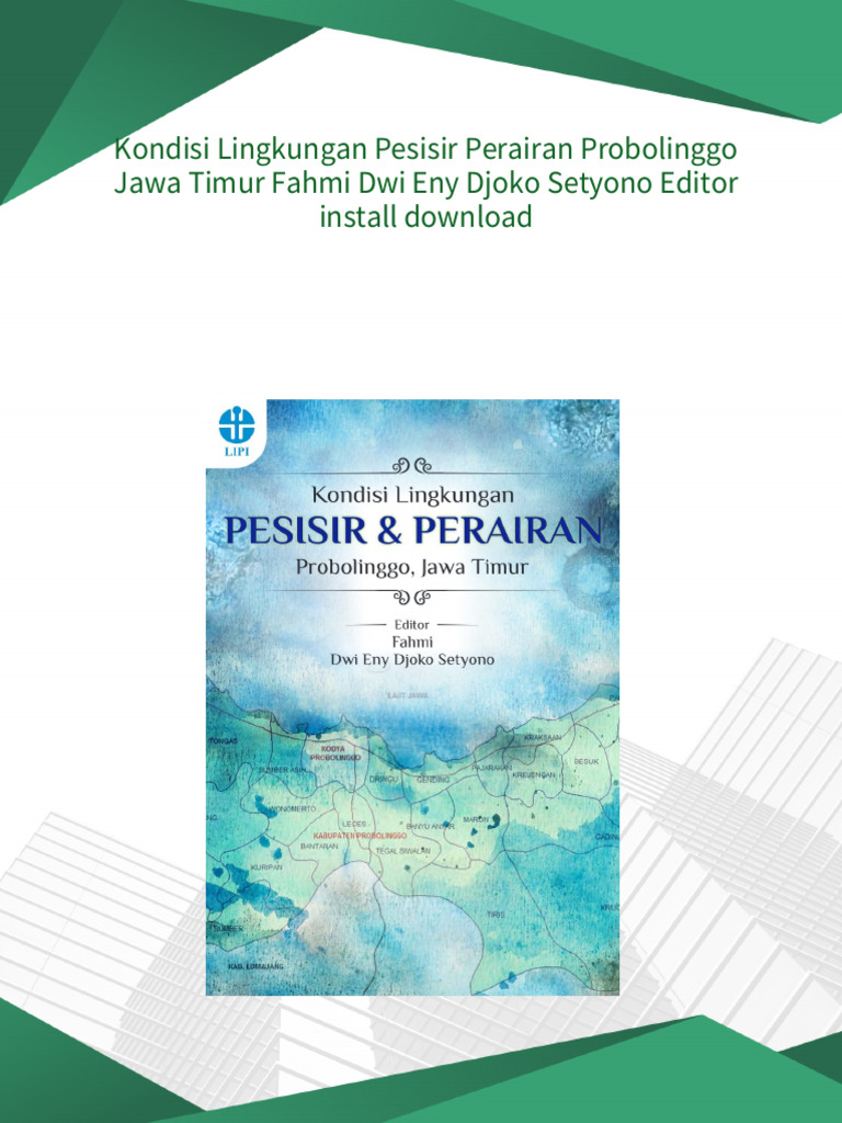 Kondisi Lingkungan Pesisir Perairan Probolinggo Jawa Timur Fahmi Dwi Eny Djoko Setyono Editor ...