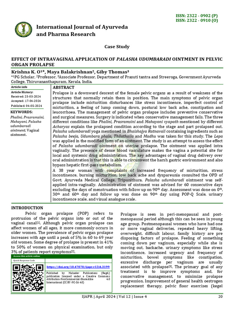 3199-Article Text-7783-1-10-20240505 | PDF | Urinary Incontinence | Uterus