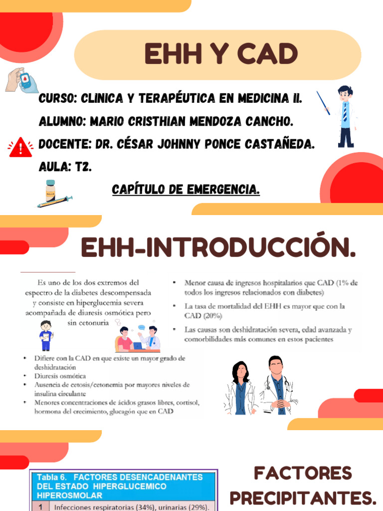 EHH Y CAD Resumen de Clínica Básica | PDF | Diabetes | Medicina CLINICA