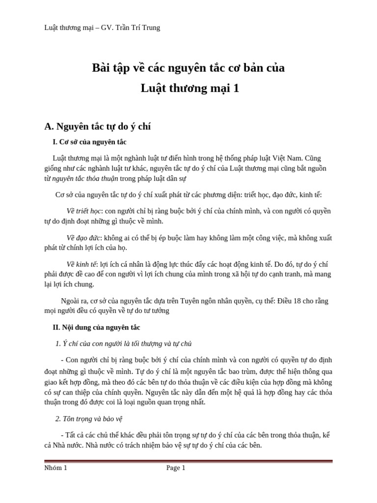 Nguyên tắc cơ bản của LTM | PDF