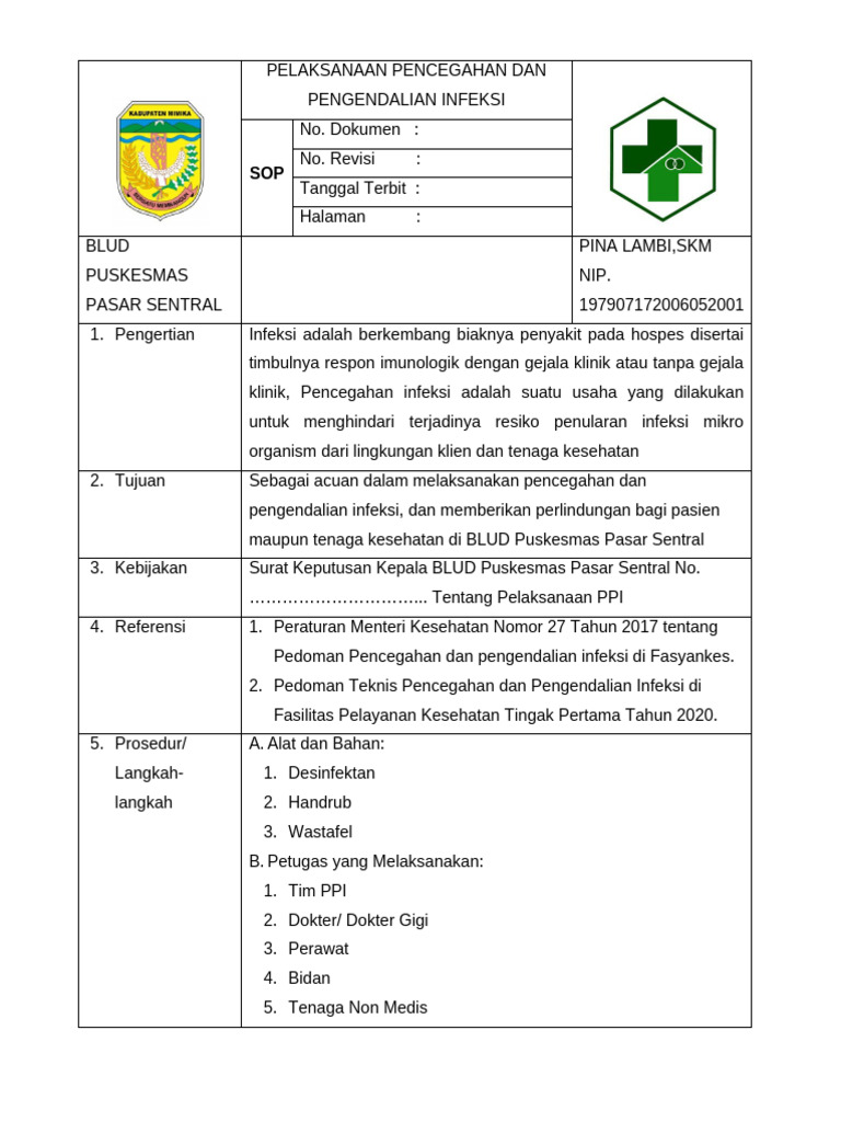 5.5.1 SOP Pelaksanaan PPI | PDF