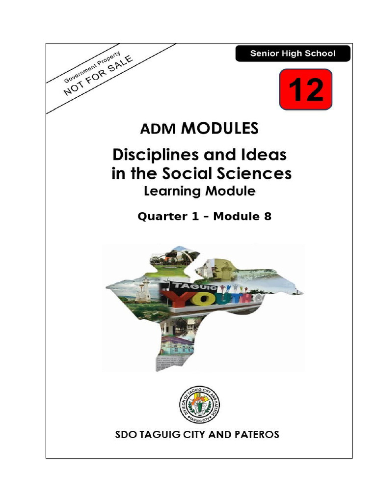 Final Version Diss Ap12 Q1 Week No. 8 | PDF | Sociology | Mind