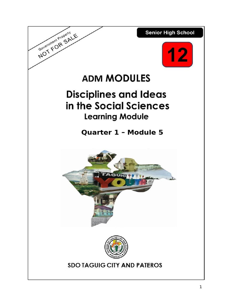 Final Version Diss Ap12 Q1 Week No. 5 | PDF | Liberal Arts Education | Behavioural Sciences