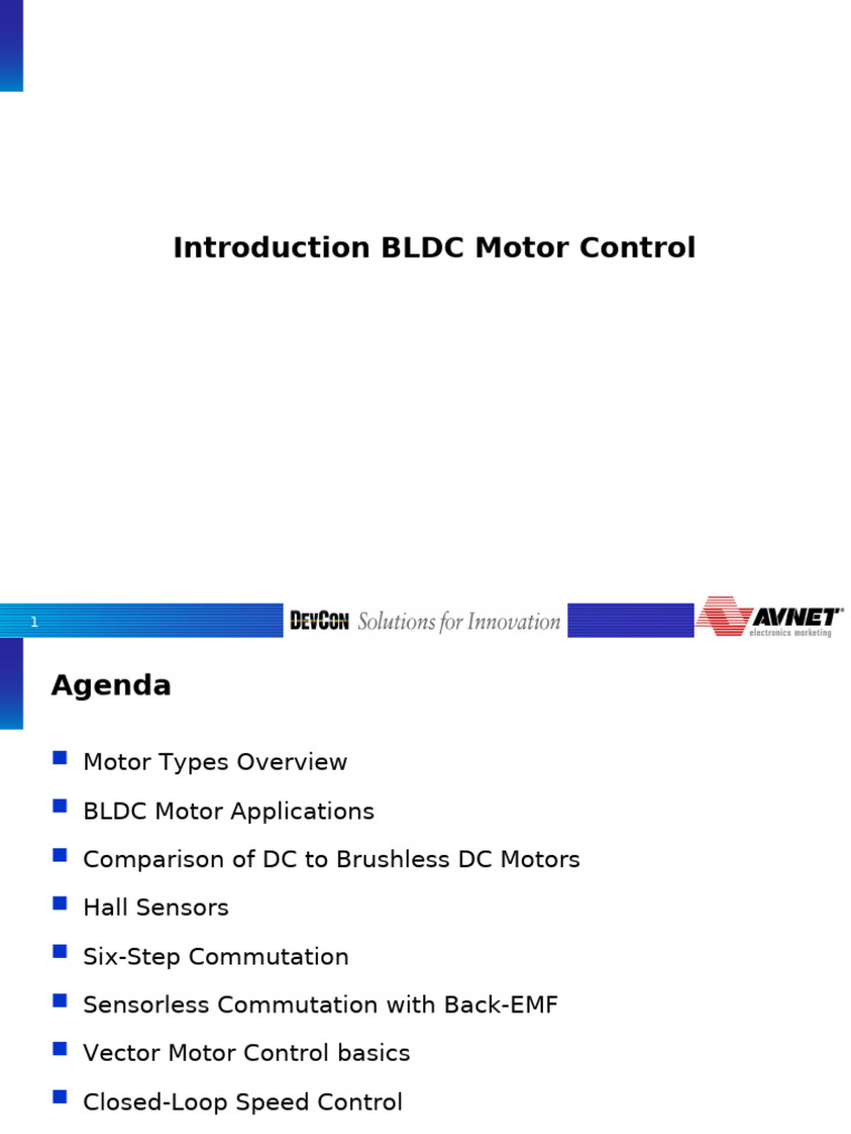 Pertemuan 10 Pengenalan BLDC | PDF | Electric Motor | Magnetic Devices