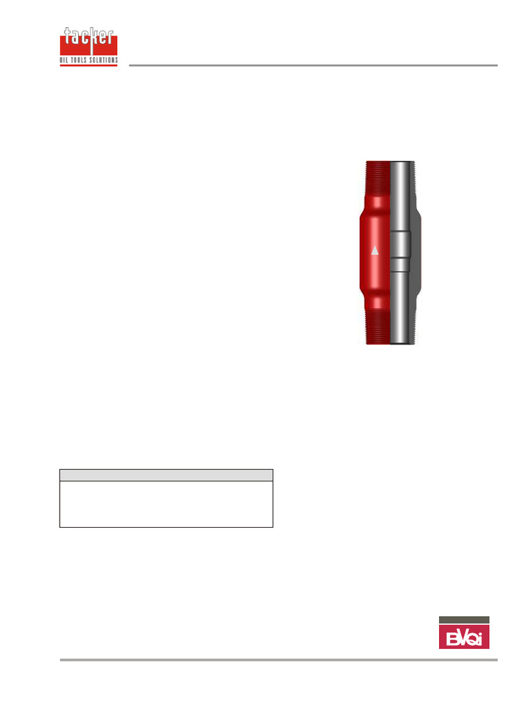 Niple de Asiento Modelo TNT' | PDF | Acero | Materiales