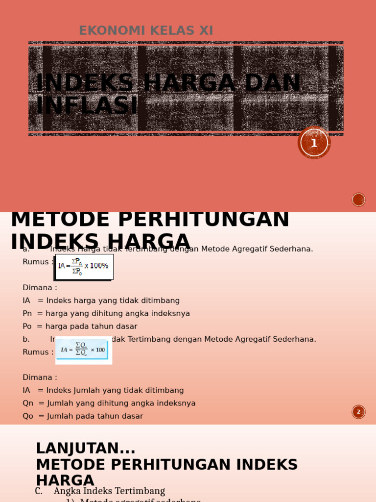 Indek Harga | PDF