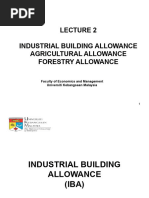 PR Industrial Building Allowance | PDF | Expense | Cost