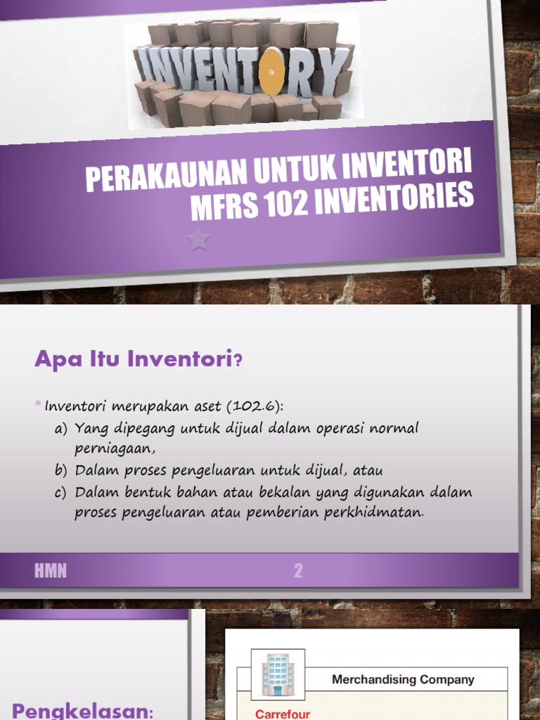 Nota Kuliah Inventori | PDF