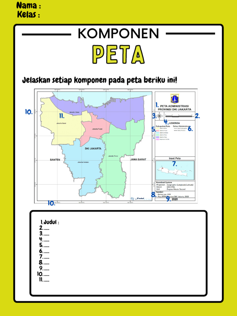 Komponen Peta Kelas 5 | PDF