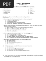 Chapter Annotations for To Kill a Mockingbird | PDF | To Kill A Mockingbird