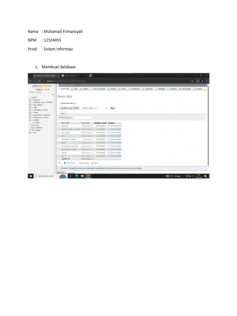 Latihan2.Manipulasi Tampilan Dan Filter - Muhamad Firmansyah - DMS | PDF