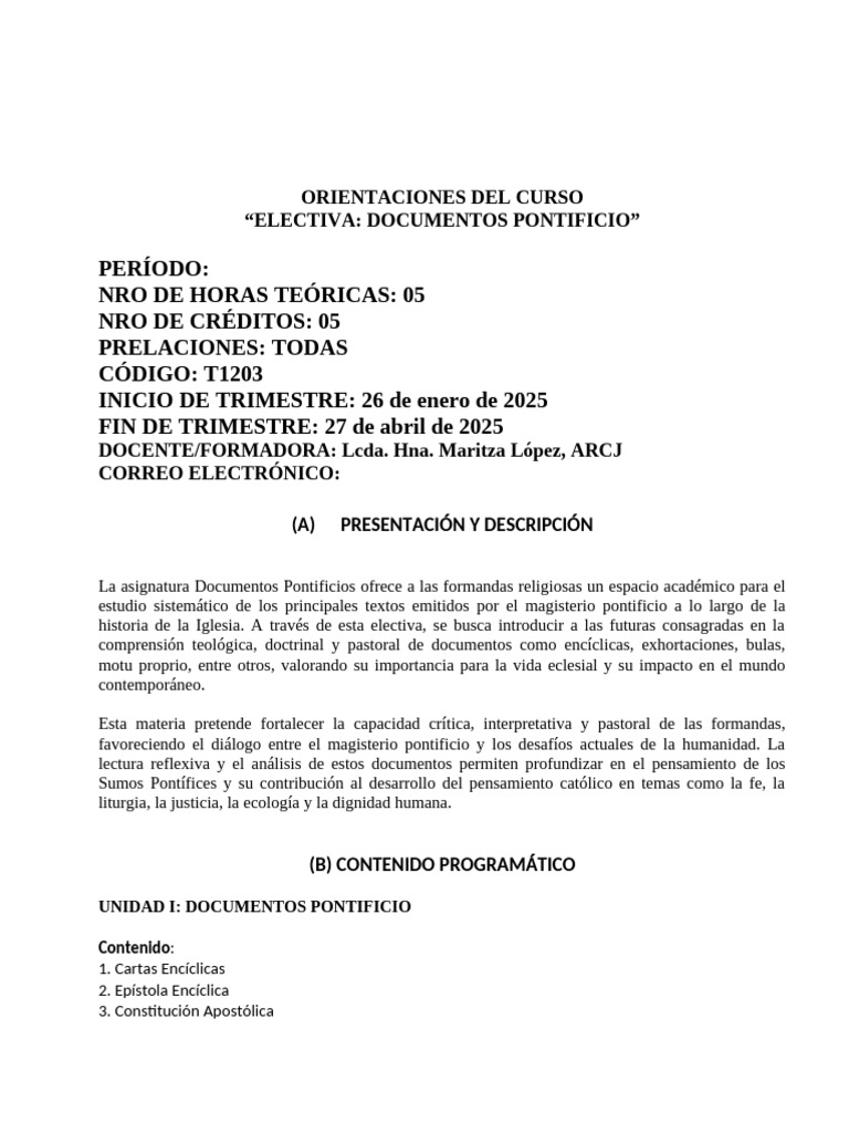 Planificación Documentos Pontificios | PDF | Papa Francisco | Teología