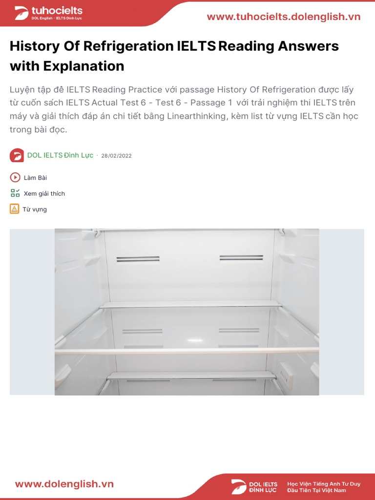 History of Refrigeration Explained | PDF | Refrigeration | Refrigerator