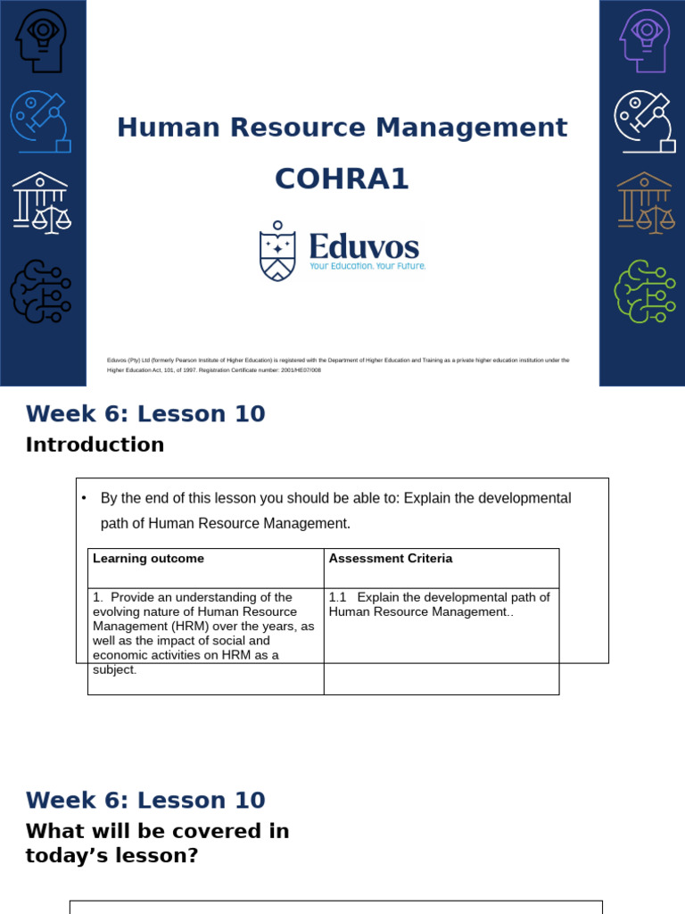 Evolution of Human Resource Management | PDF | Human Resource ...