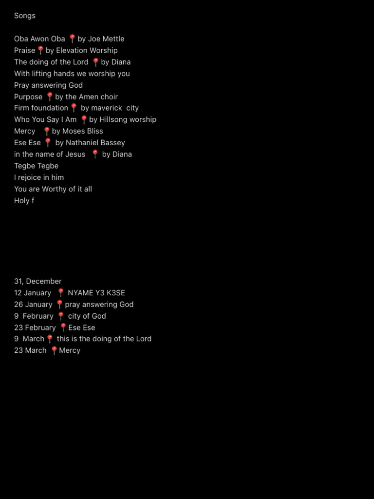 Songs | PDF
