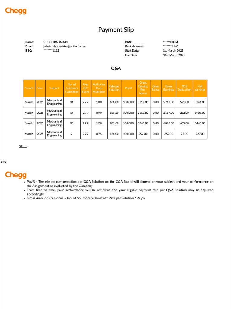 Payment Slip of Selected Month | PDF | Taxes | Government Finances