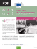 MDCG 2018-1 v3: Basic UDI-DI Guidance | PDF | Medical Device