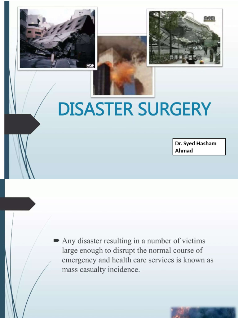 Disaster Surgery | PDF