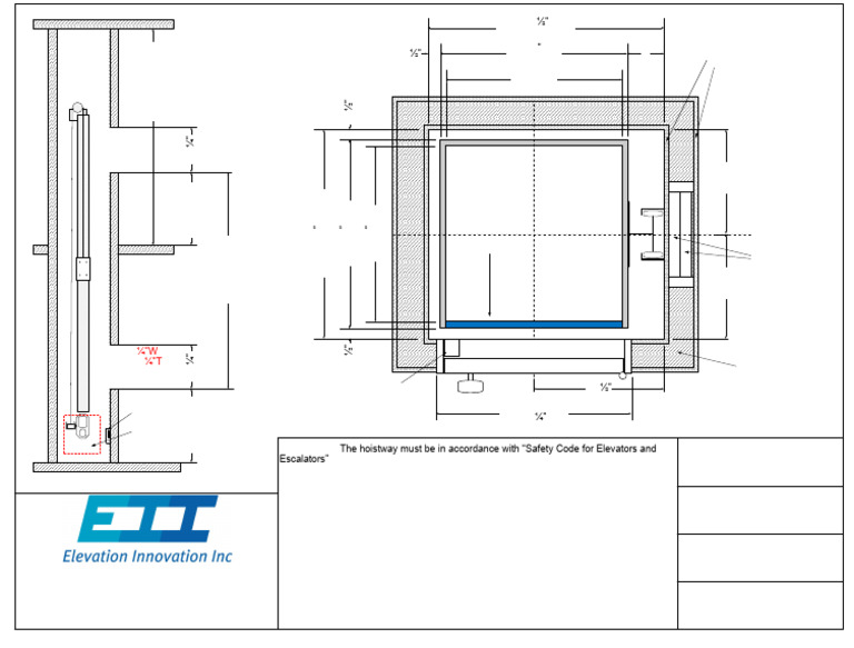 Econo Lift 150 24x24x30 Same Side | PDF | Elevator | Civil Engineering