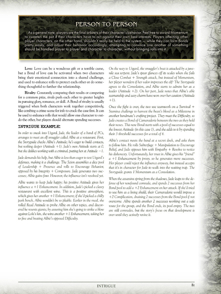 Character Creation | PDF