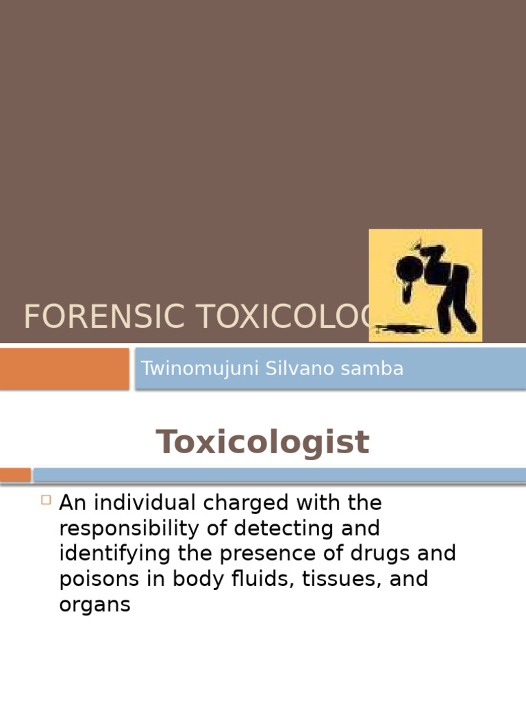 Forensic Toxicology Overview and Testing | PDF | Toxicology | Substance ...