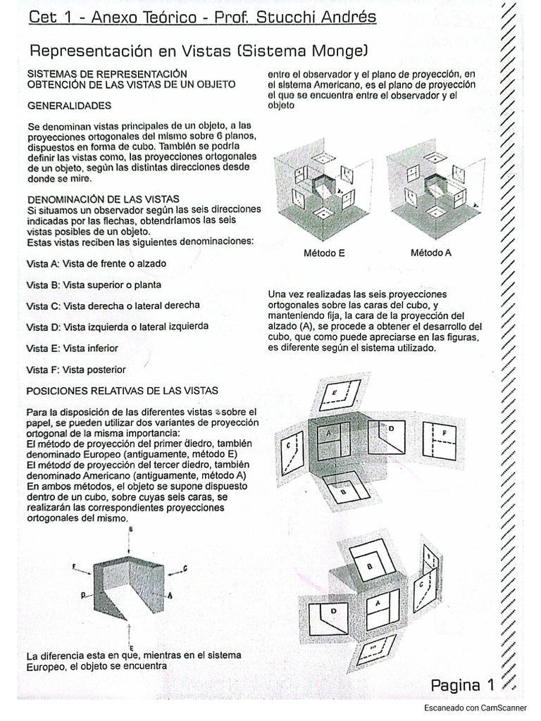 Sistema Monge - Proyeccion de Vistas | PDF