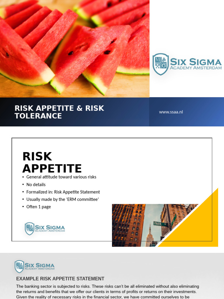 4 Risk+Appetite+and+Risk+Tolerance+ + | PDF