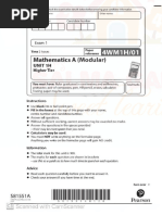 Edexcel O Level Maths Past Paper | PDF | Geometry | Mathematical Physics