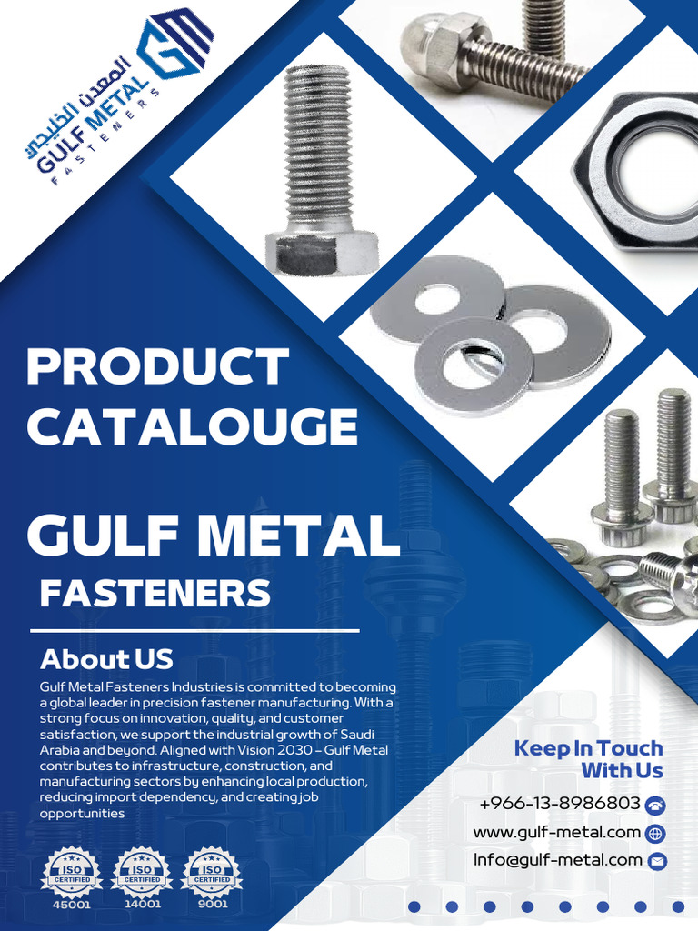Gulf Metal Product Catalogue | PDF | Screw | Nut (Hardware)