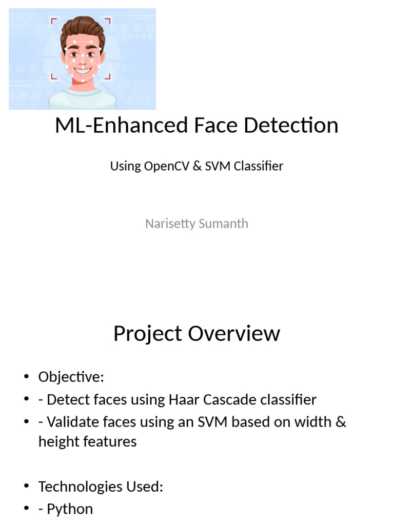 ML Face Detection Project | PDF